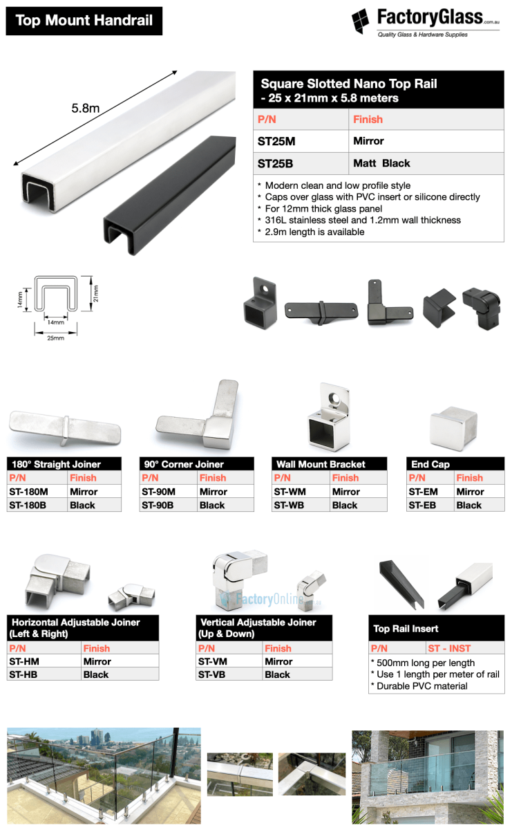 Glass Balustrade Supply in Brisbane Gold Coast Factory Glass Panels ...